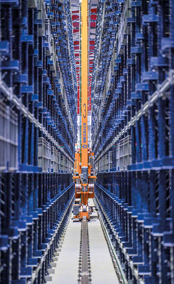 Miguélez : entrepôt automatisé de câbles électriques - Mecalux.fr